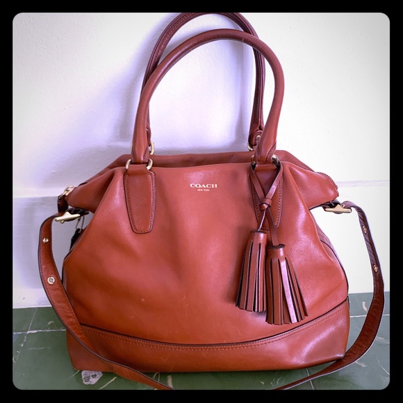 Coach | Bags | Coach Cognac Leather Legacy Rory Bag | Poshmark